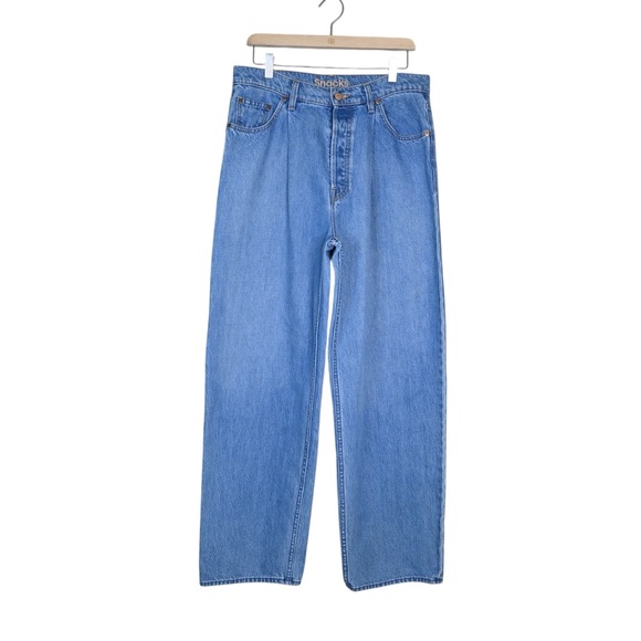 MOTHER | Jeans | Snacks By Mother Womens 29 The Pleated Button Fly Fun ...